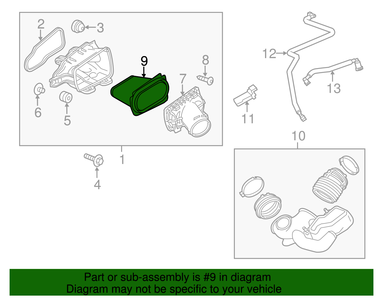 2014-2019 Chevrolet Corvette Air Filter 84032895 | OEM Parts Online