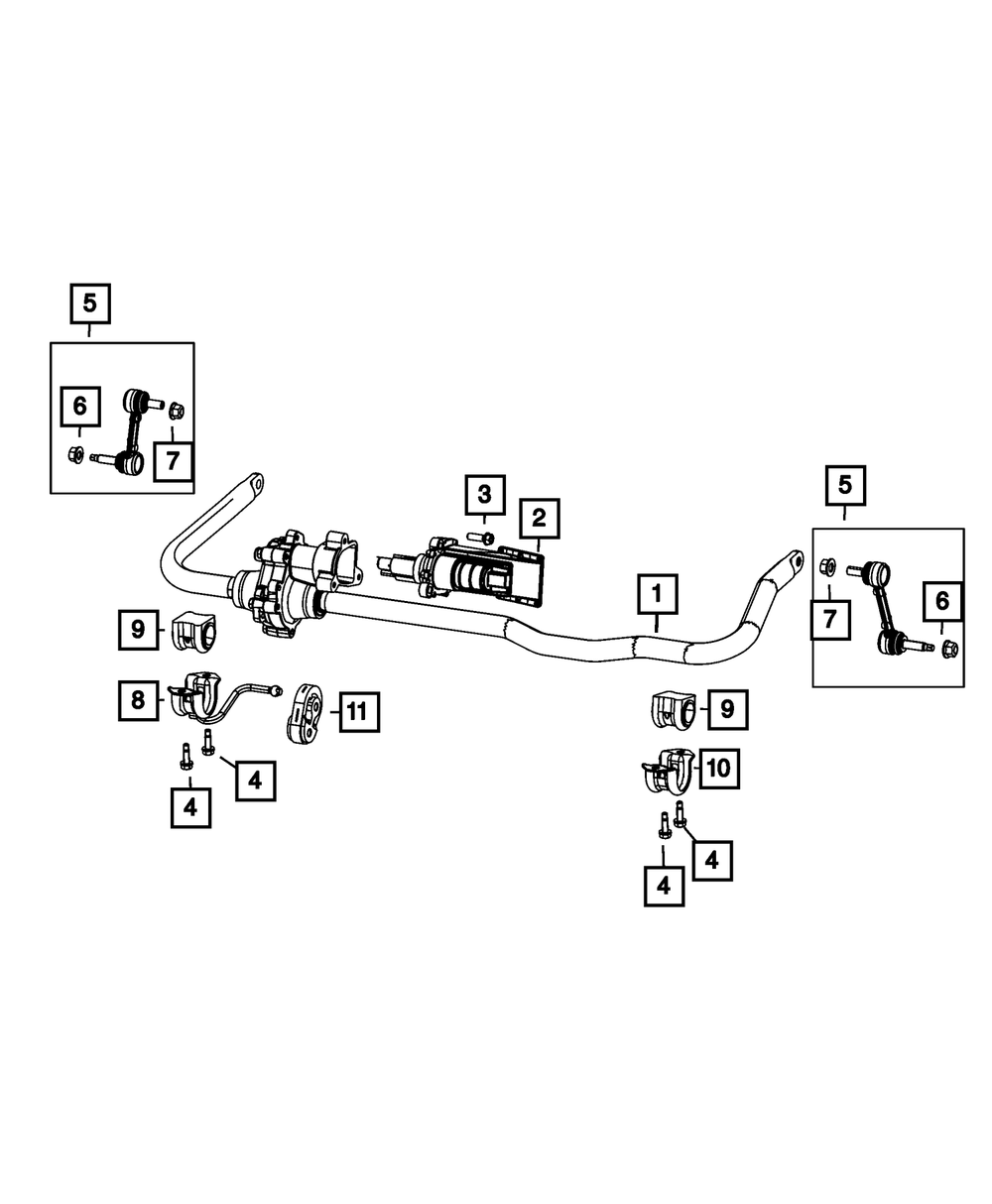 68571262AB - Front Stabilizer Bar 2019-2024 Ram 2500 | The Official ...