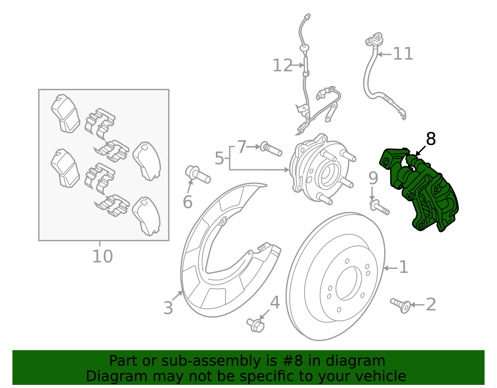 2024-2025 Hyundai Caliper Assembly 58311-BEA00 | MotorMotor