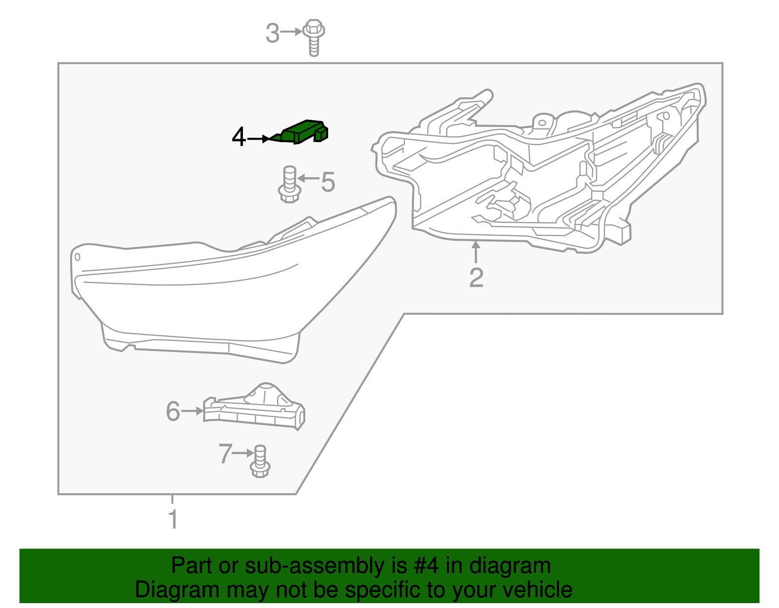 26090-6GW0A - Lamp Bracket 2018-2020 Infiniti QX80 | Infiniti of Orland ...