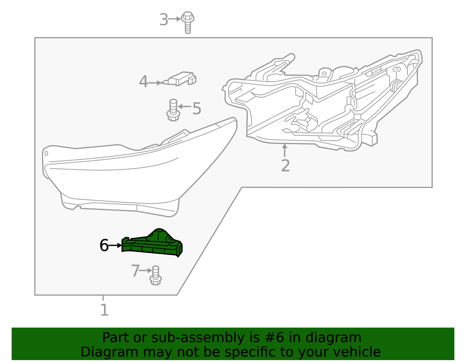 62228-6GW0A - High-Quality Headlight Bracket for 2018-2024 Infiniti ...