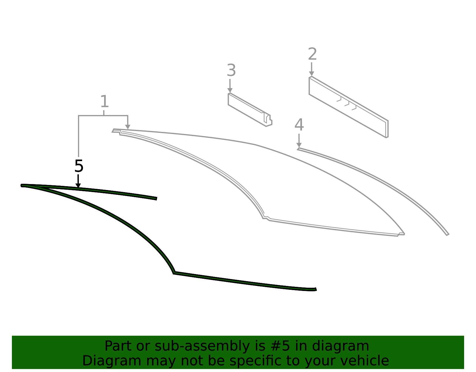 2019-2025 Lexus Reveal Molding 75573-06180 | OEM Parts Online