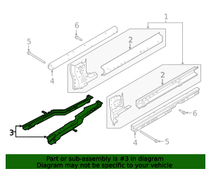 L1MZ-5810063-D - High-Quality Inner Rail Extension for 2025 Ford ...