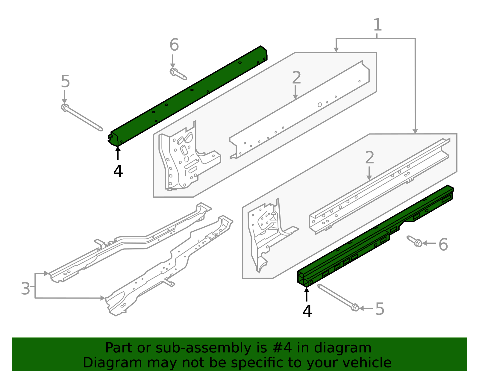 2020-2025 Ford Rocker Panel Reinforcement L1MZ-7810419-A | Awesome ...