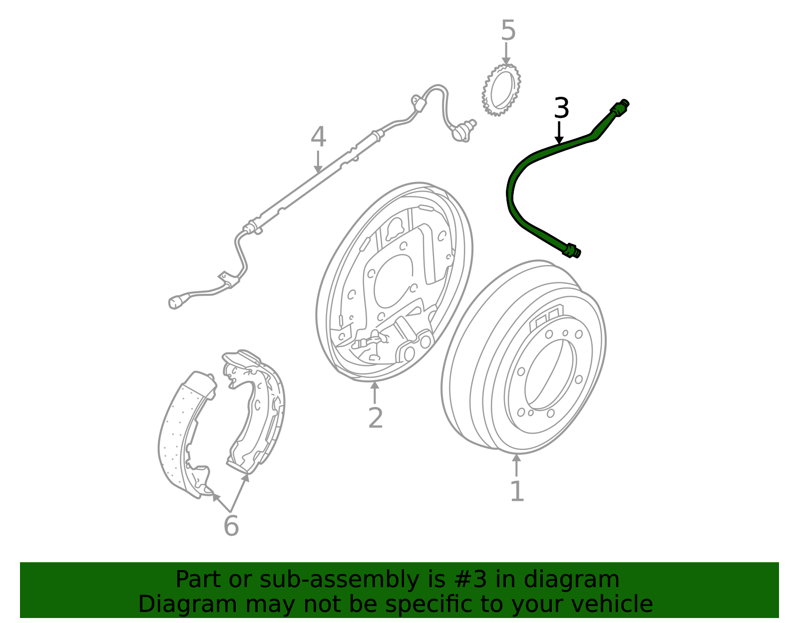 46210-0W06A - Brake Hose 1996-2004 Nissan Pathfinder | Official Nissan ...