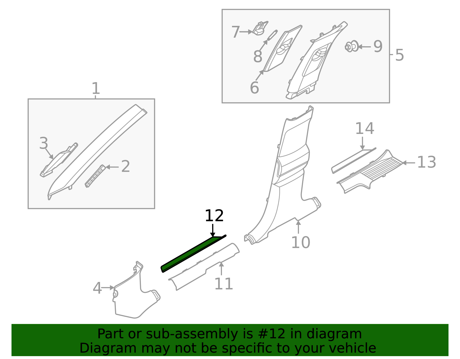 Hyundai - 85873-T6000-UBL - Front Sill Plate Insert Panel - 2021-2024 ...