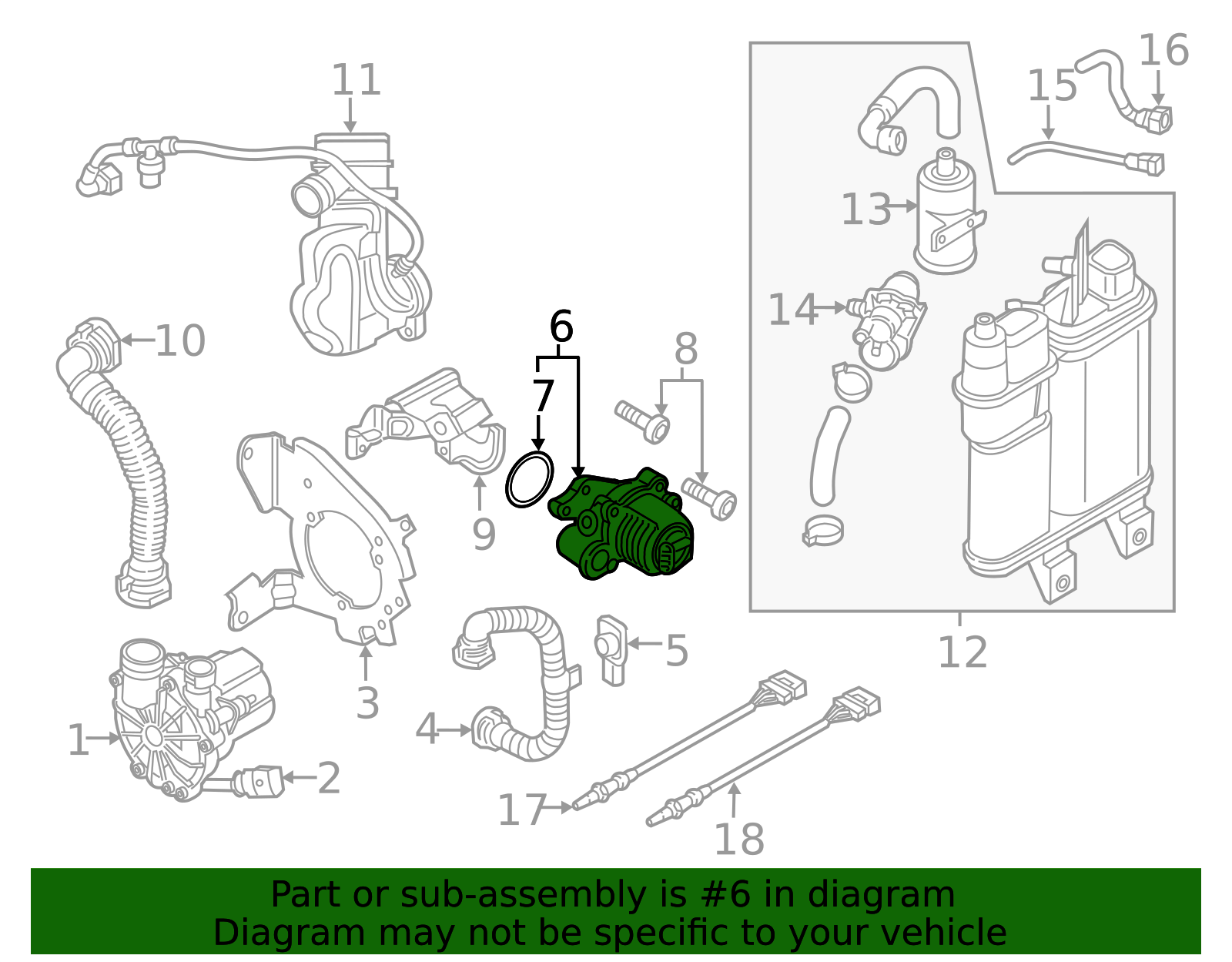 04E-131-097-Q - Combination Valve 2016-2018 Audi A3 Sportback e-tron ...