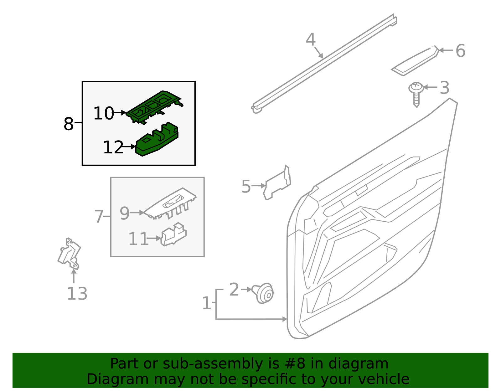 93571-S9050 - Window Switch 2020-2025 Kia Telluride | Kia.Parts Store
