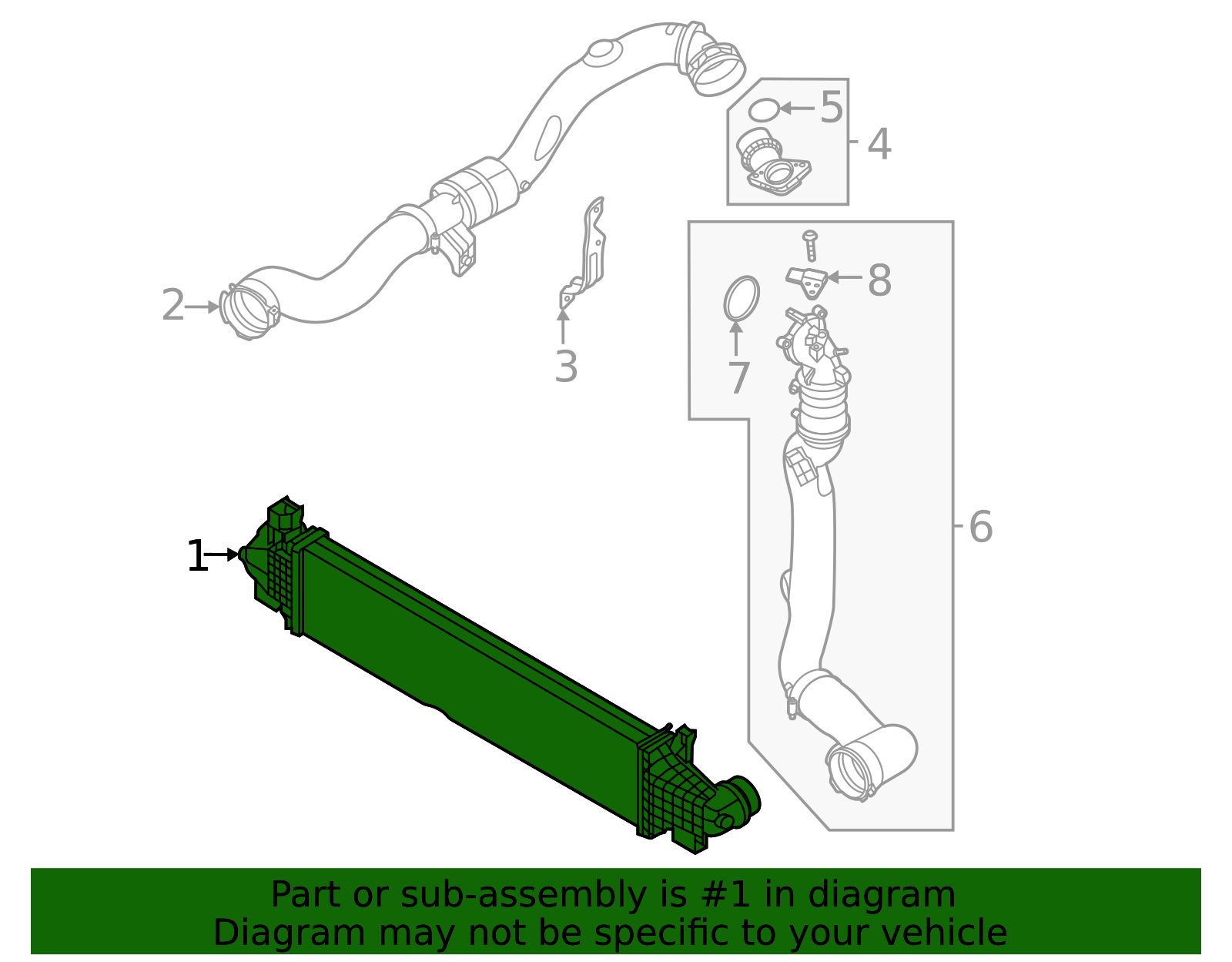 LX6Z-6K775-D - Inter-Cooler 2021-2025 Ford | Ford Parts Direct