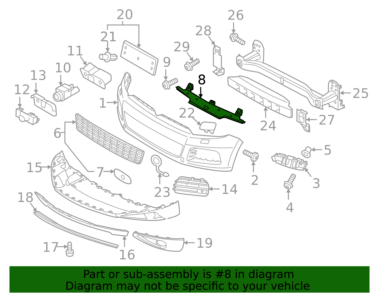 Center Support 7P6-807-192 | OEM Parts Online