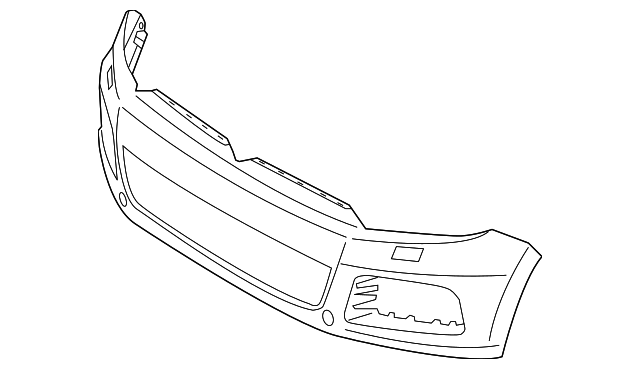 2014 Volkswagen Touareg Bumper Cover 7P6-807-101-A-GRU | OEM Parts Online