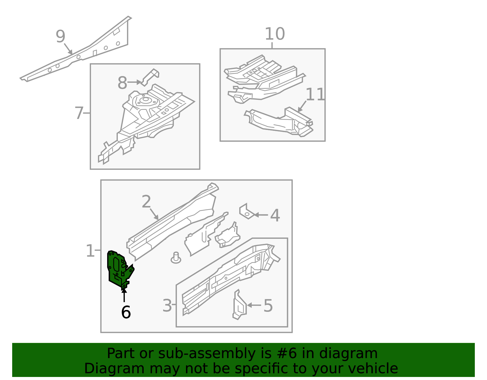2013-2023 Mazda | Bumper Bracket | KD53-53-18XA | Mazda Online Parts