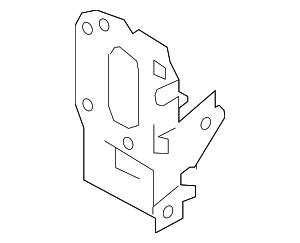 2013-2023 Mazda | Bumper Bracket | KD53-53-18XA | Mazda Online Parts