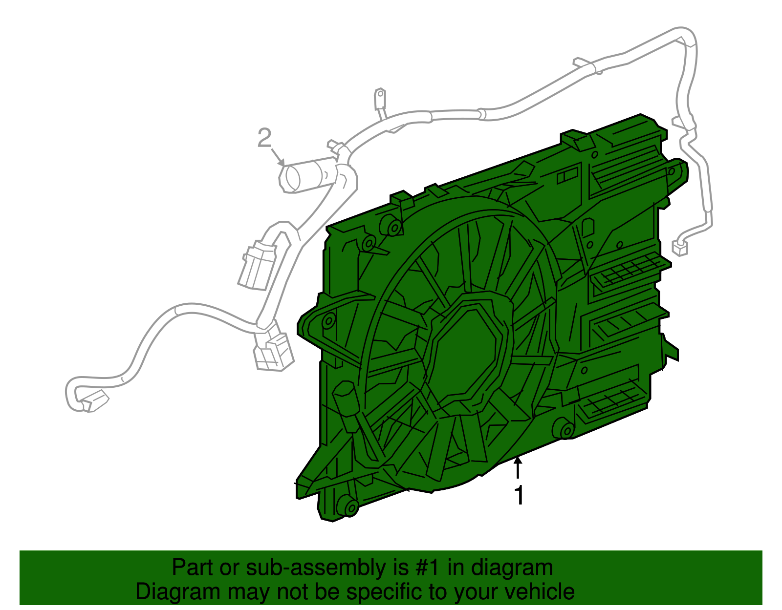 85109578 - 2021-2025 Chevrolet Malibu - Engine Cooling Fan | Partners Chevy