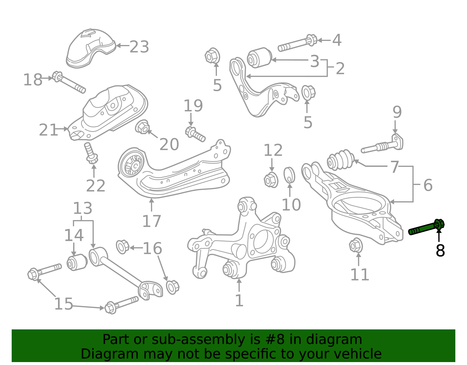 90119-A0433 - Lower Control Arm Bolt 2016-2025 Toyota | Bam Wholesale Parts
