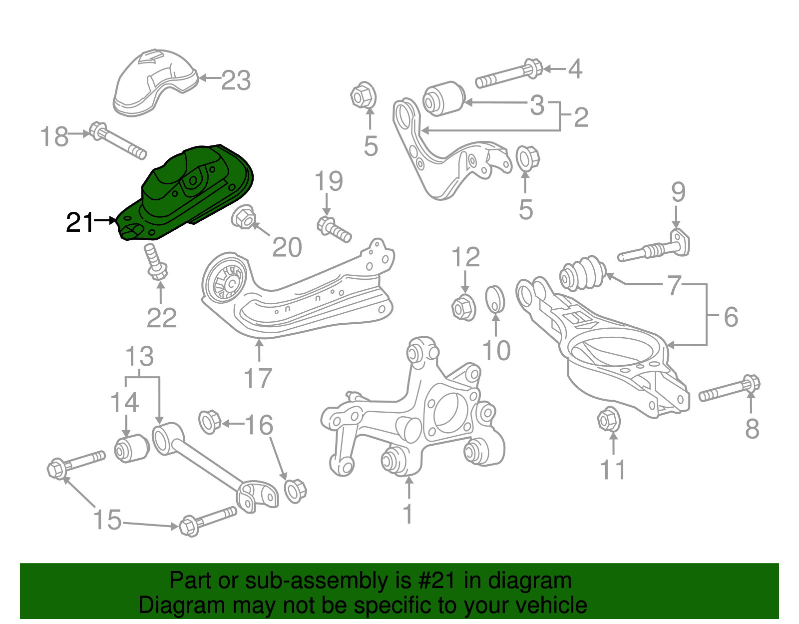 2016-2025 Toyota Suspension Trailing Arm Bracket 48727-06060 | Toyota ...