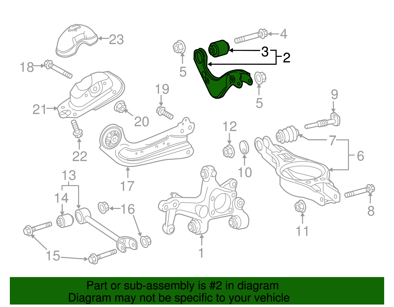 2016-2025 Toyota Upper Control Arm 48790-47010 | Toyota San Diego Parts