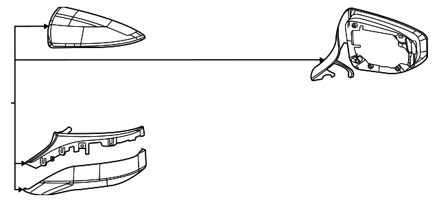 8791A-11020-C0 - Mirror Cover For 2018-2025 Lexus | Lexus OE Parts