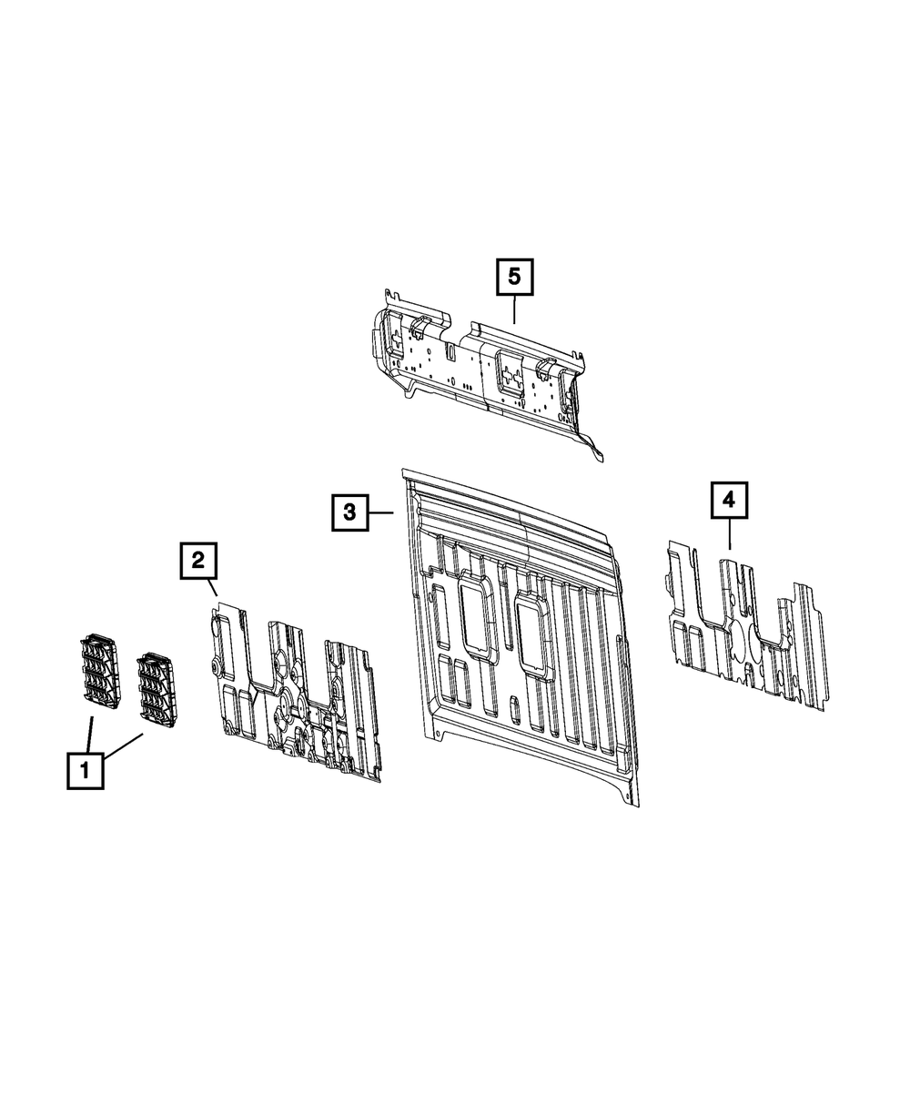 68277035AB - Cab Back Panel 2019-2020 Ram 1500 | The Official Mopar eStore