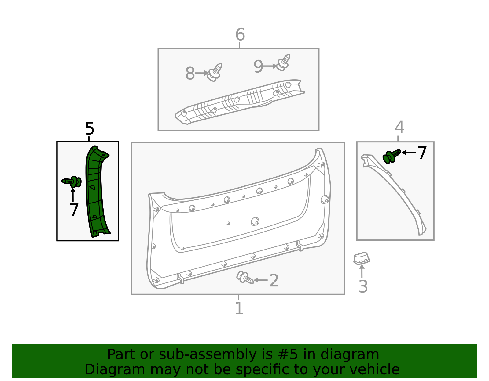 Genuine Official Toyota Window Trim part# 67938-08020-B0 for 2011-2014 ...