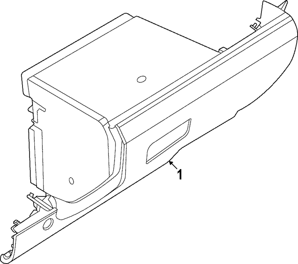 2024-2025 Nissan Frontier Glove Box 68102-9BU4A | Bill Kay Nissan Parts