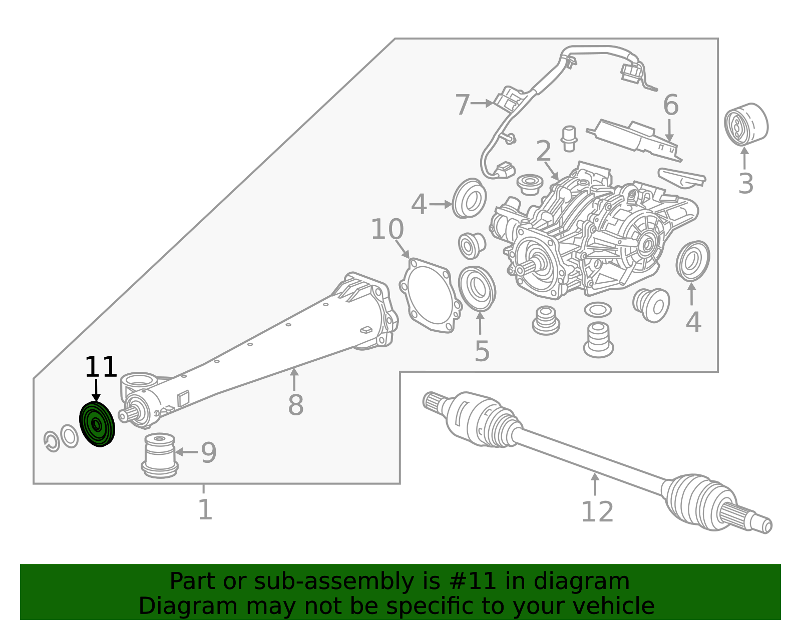 2017-2025 GM Differential Drive Pinion Gear Oil Slinger 23276833 ...