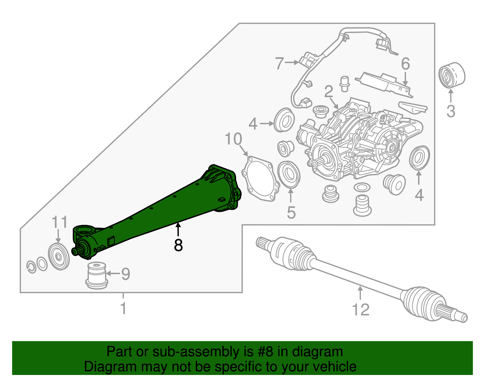 85660253 - 2017-2025 GM - Driveline Torque Tube | Partners Chevy