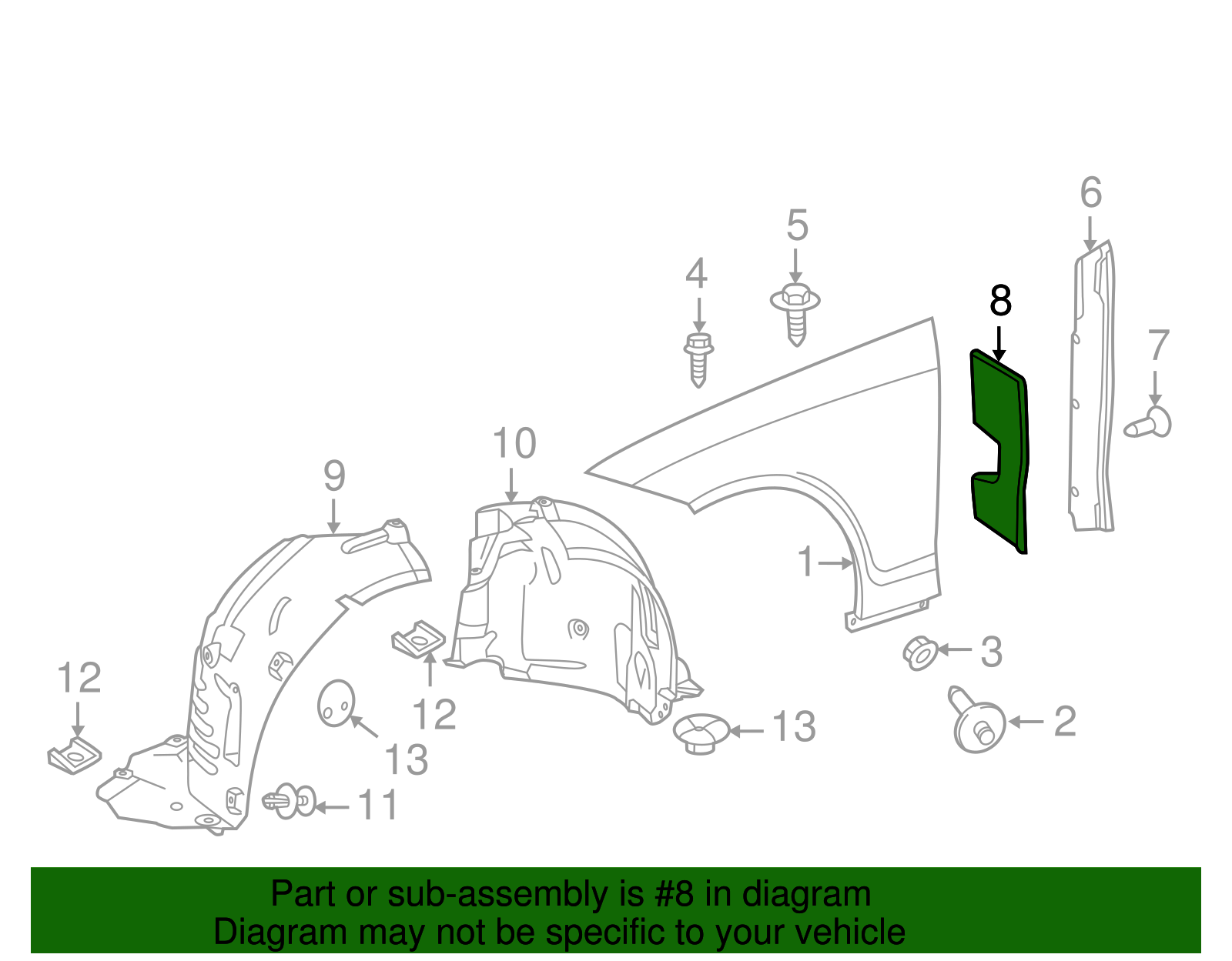 204-885-32-37 - Insulator 2012-2018 Mercedes-Benz | Mercedes-Benz ...