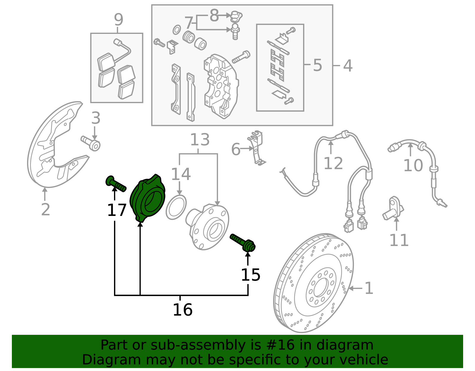 Front Wheel Bearing 4F0-498-625-B | OEM Parts Online