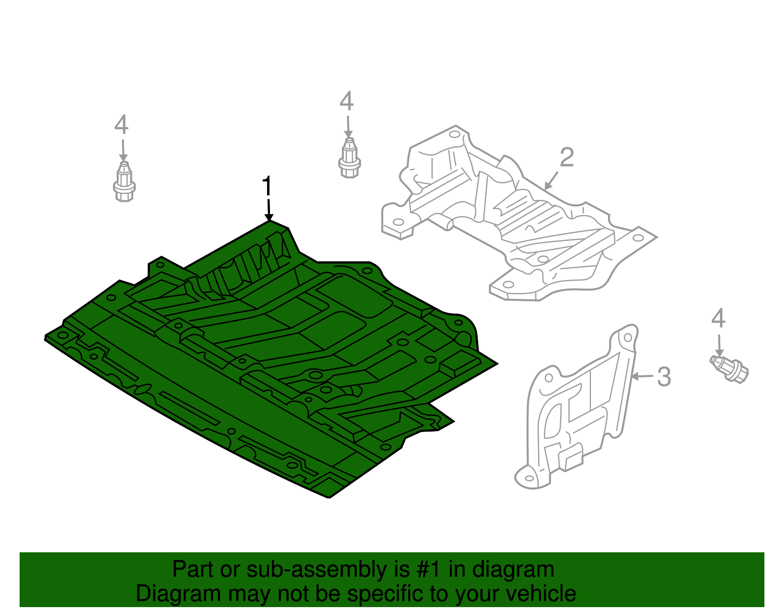 2003-2009 Nissan 350Z Lower Cover 75892-CD00A | Nissan Parts Central