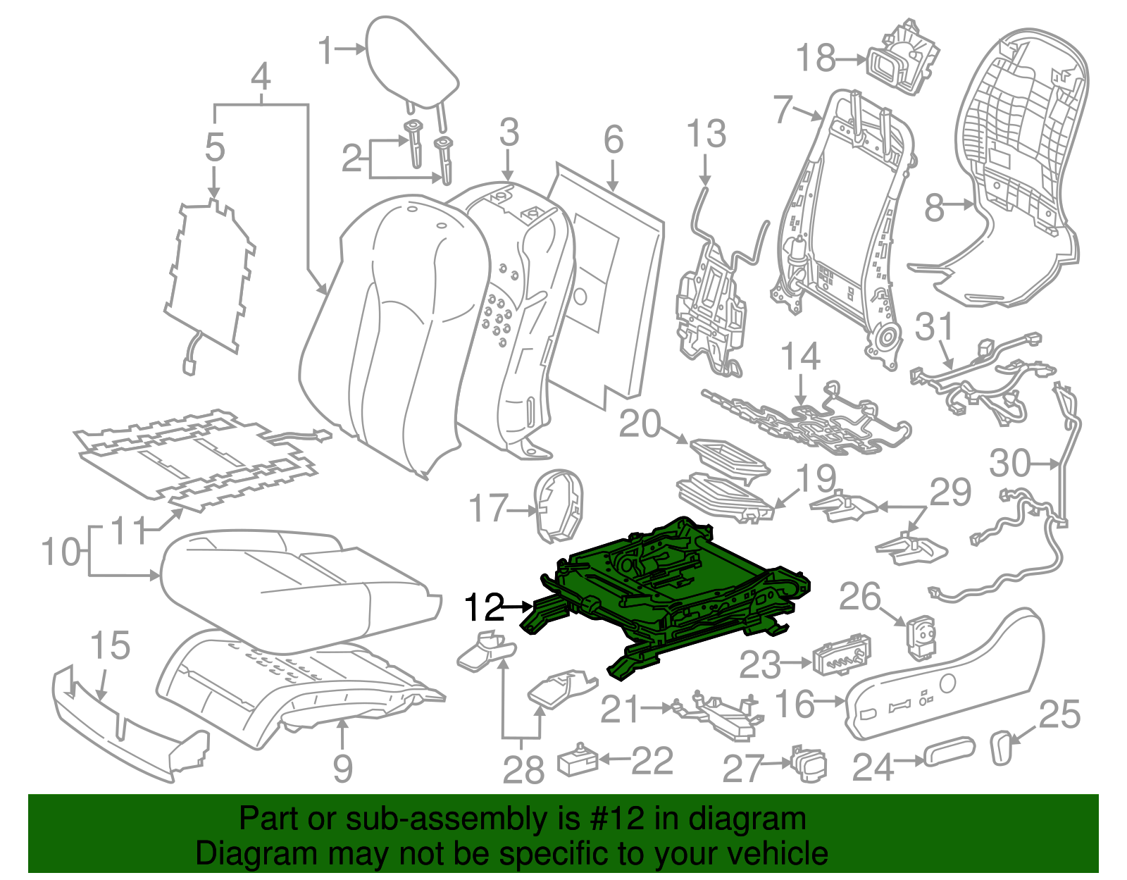 72020-0E180 - High-Quality Seat Track for 2016-2022 Lexus | AutoNation ...