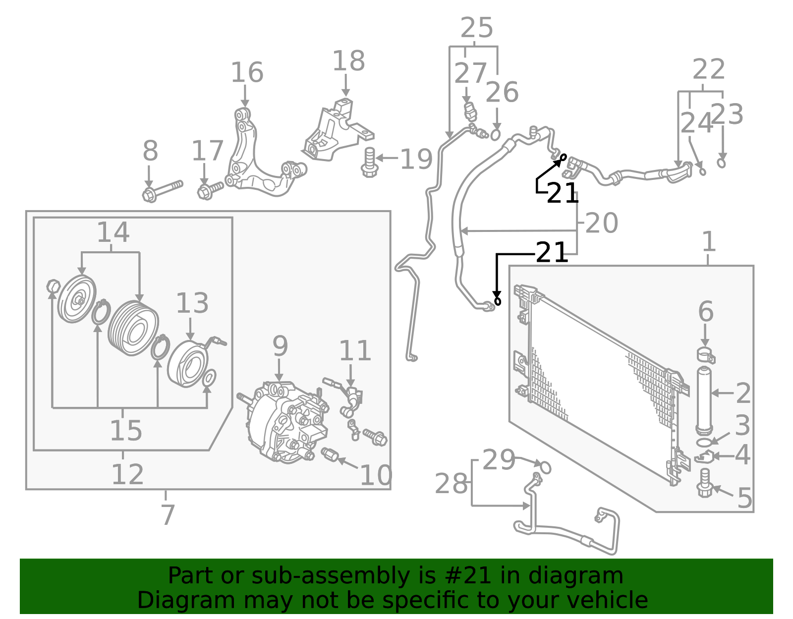 MR513496 A/C Line O-Ring 2008-2025 Mitsubishi | Mitsubishi Factory Parts