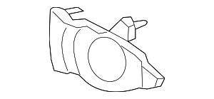 Genuine Toyota Lamp Bezel part# 81481-0E160 for 2014-2016 Toyota ...