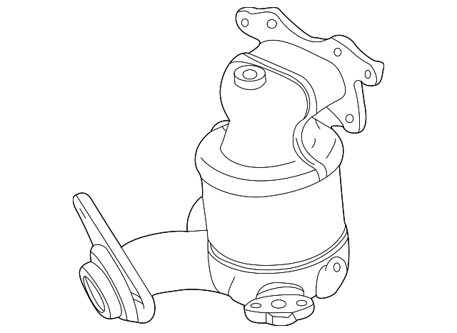 18190-RTW-A00 - Catalytic Converter 2011-2016 Honda CR-Z | Honda Parts ...
