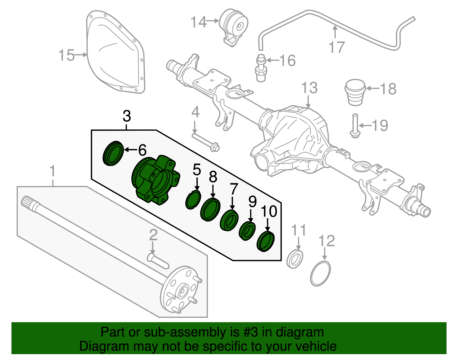 CK4Z-1109-E - Wheel Bearing And Hub Assembly 2015-2025 Ford | Ford ...