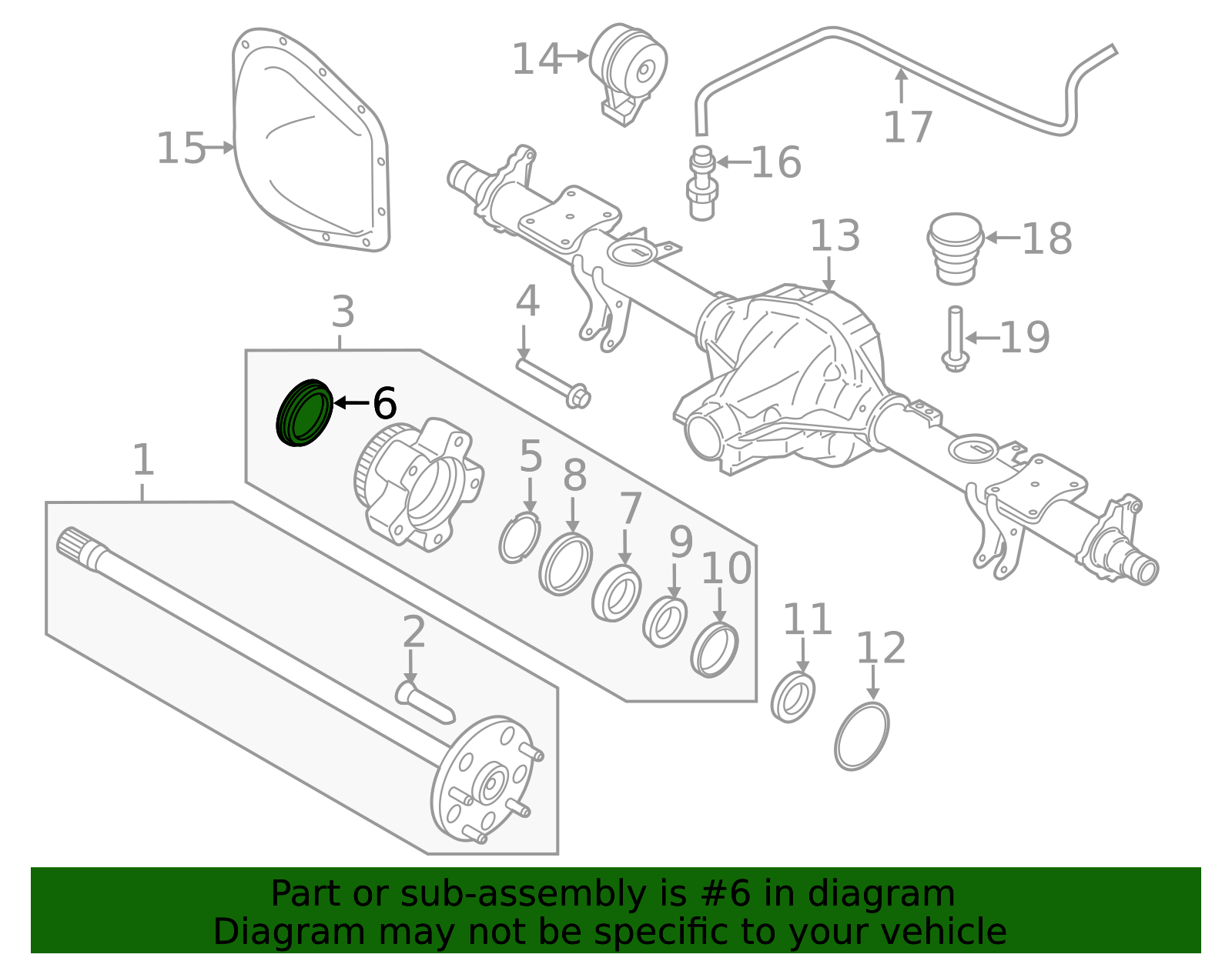 Genuine OEM Ford Part - Seal 4C3Z-1S177-D | Genuine OEM Ford Parts ...