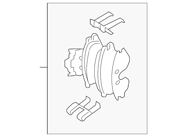 58302-1FA50 - Kia Brake Pads 2004-2010 Kia | Performance Auto Parts