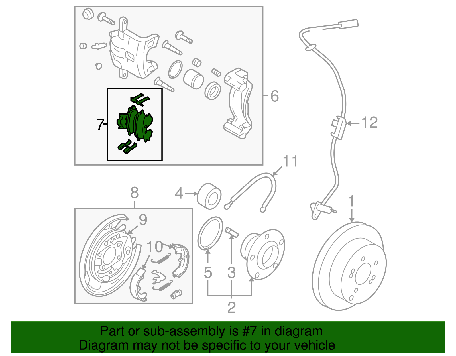 58302-1FA50 - Kia Brake Pads 2004-2010 Kia | Performance Auto Parts