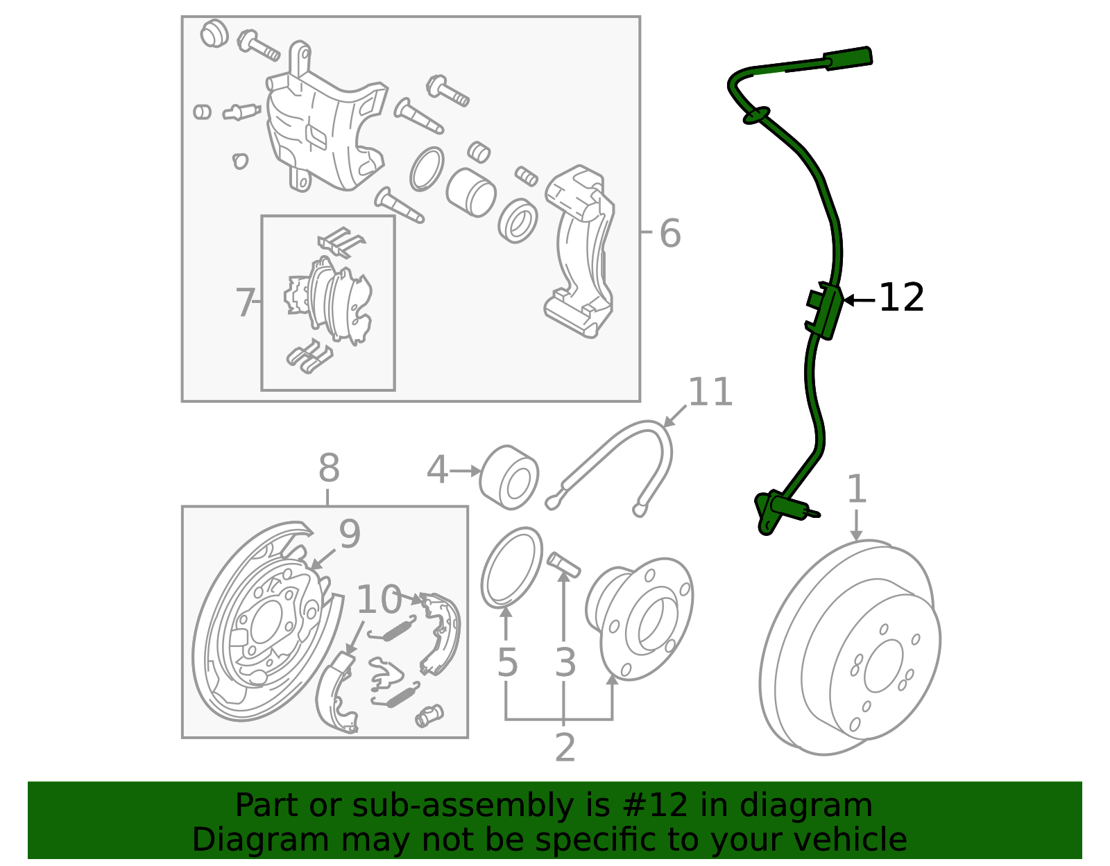 95680-2E400 - Rear Speed Sensor 2005-2010 Kia Sportage | Kia.Parts Store