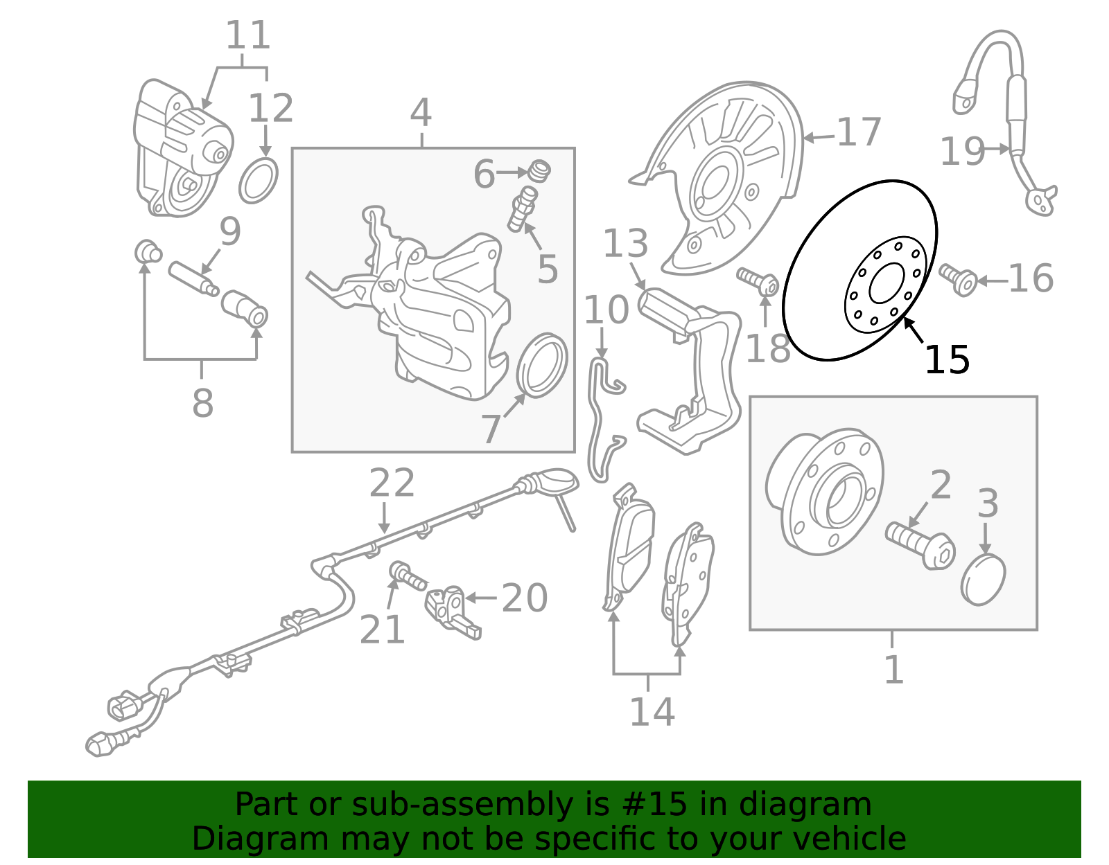 AUDI 5Q0615601D Disc Brake Rotor ? OEM Quality | AutoNation Parts