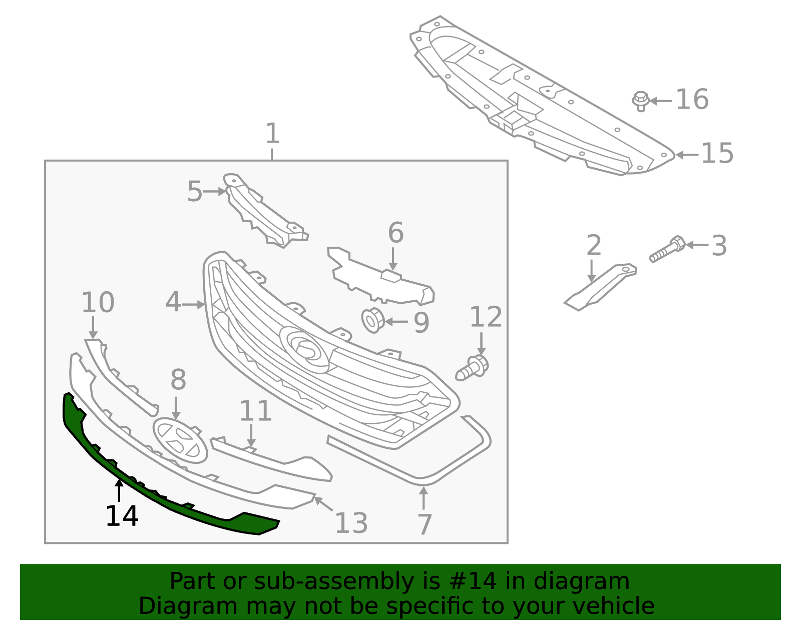 2013-2014 Hyundai Santa Fe Sport Lower Molding 86356-2W010 | MotorMotor