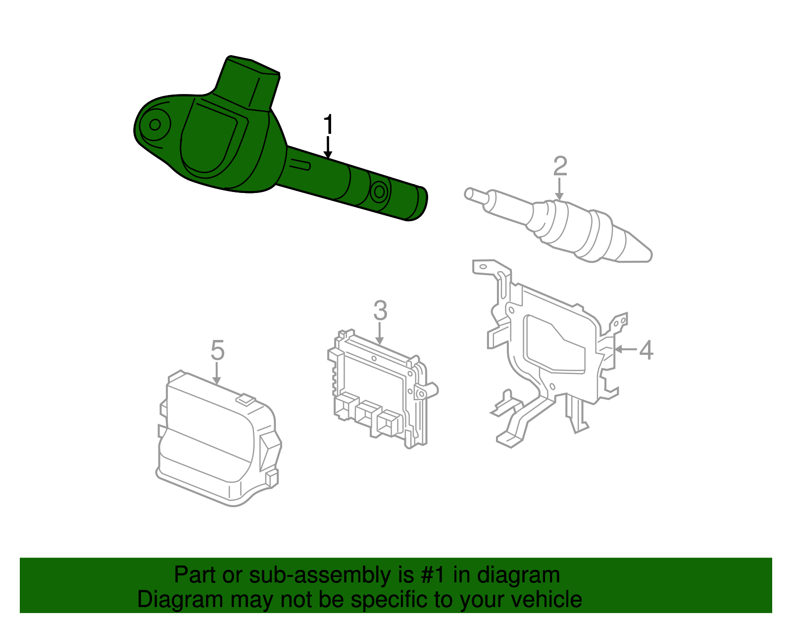 2008-2017 Honda Ignition Coil 30520-R70-S01 | OEM Parts Online