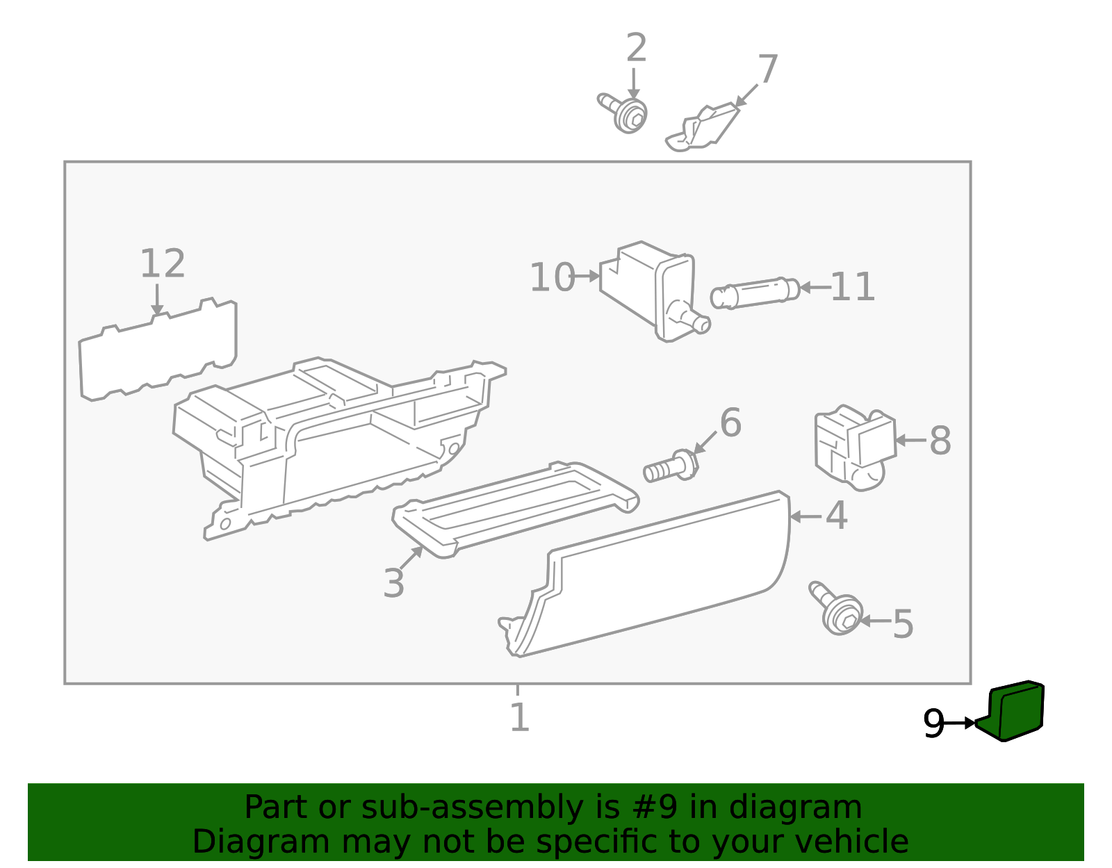 55569-60070-A0 - High-Quality Glove Box Lock Cylinder Cover for 2016 ...