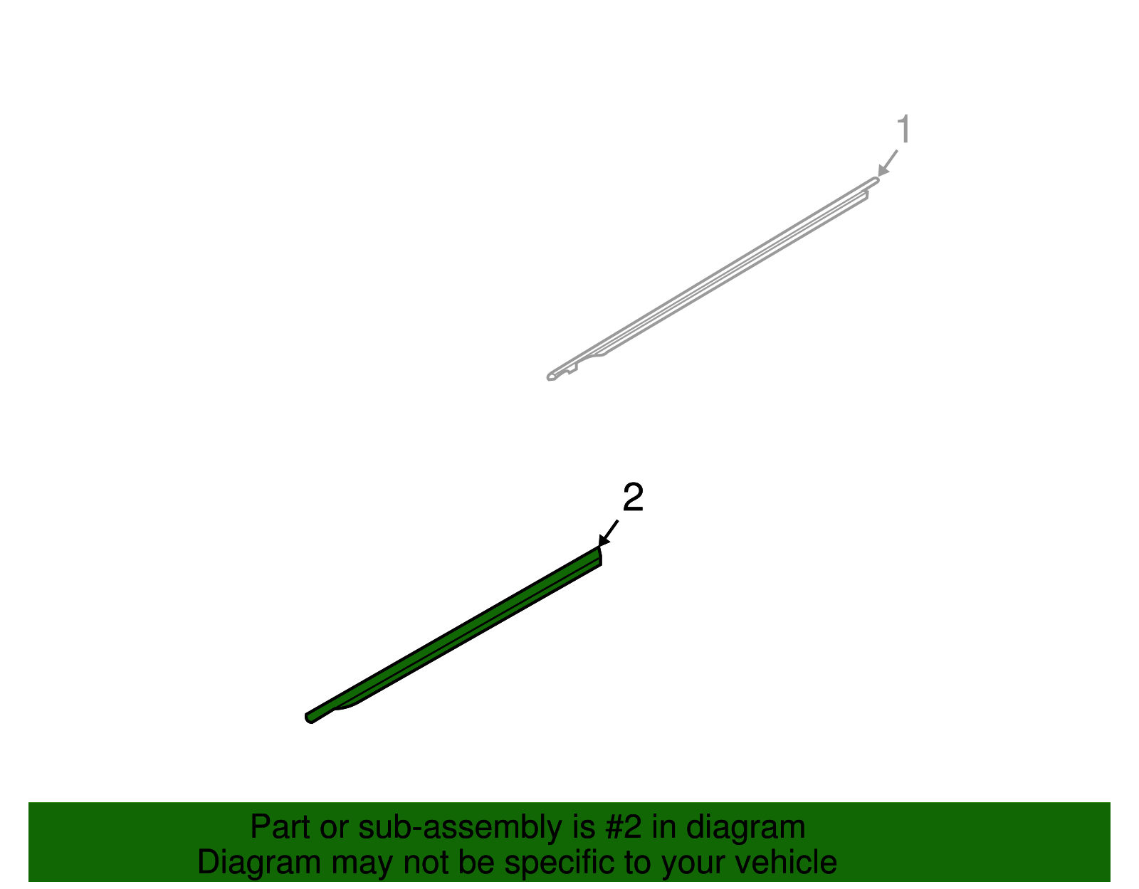 82871-7S080 - 2004-2015 Nissan - Body Side Molding | Anicra Nissan Parts