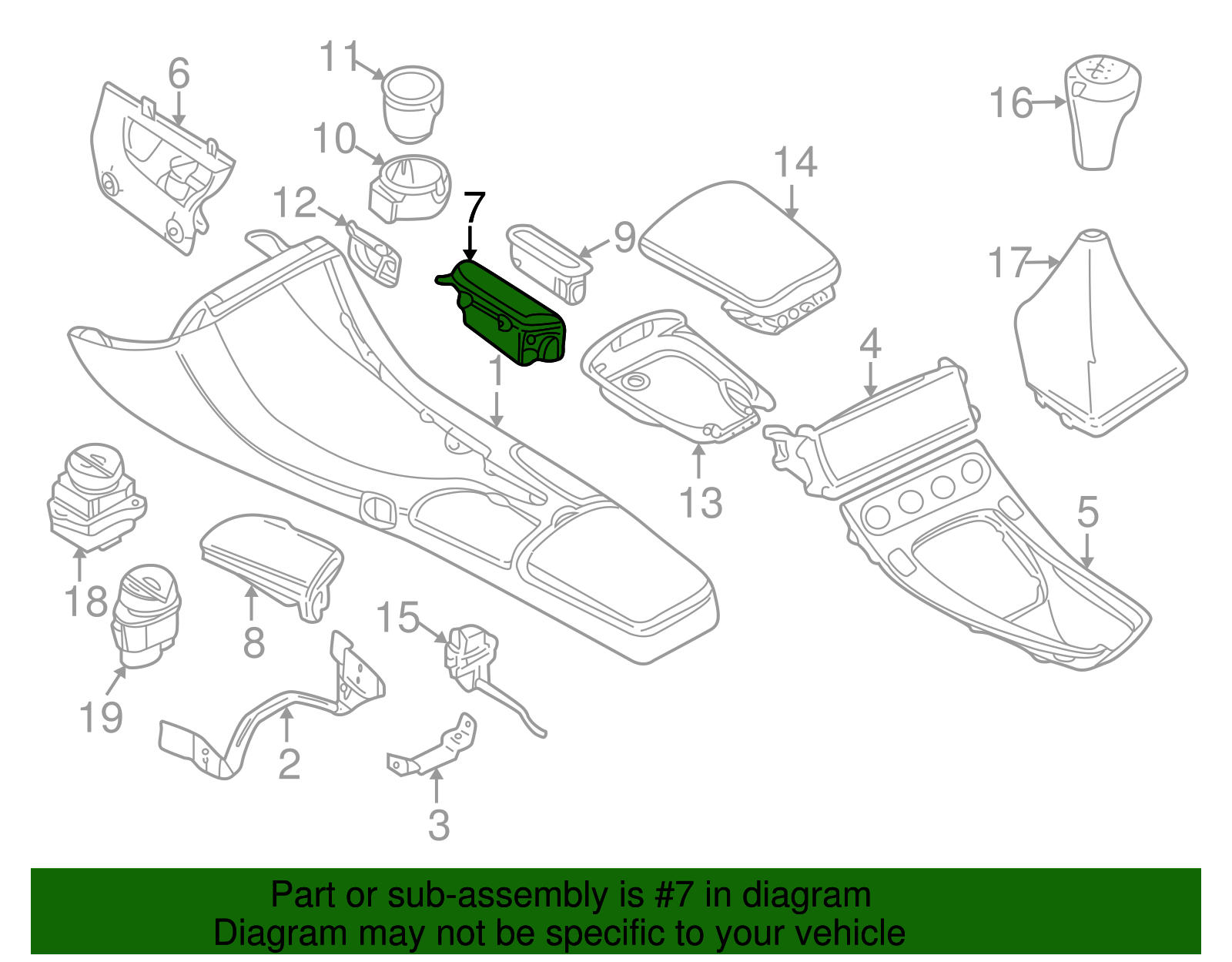 2000-2003 BMW Z8 Compartment 51-16-8-262-722 | BMW Parts Online Hub