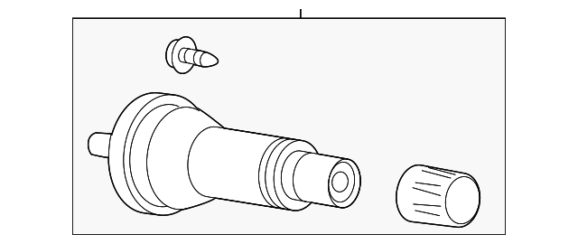 LR156917 - Tire Pressure Monitoring System (TPMS) Sensor Valve Assembly ...