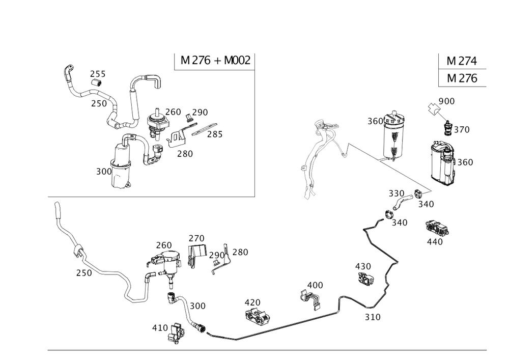 2006-2016 Mercedes-Benz | Purge Line | 212-471-11-15 | MB Dealer Parts