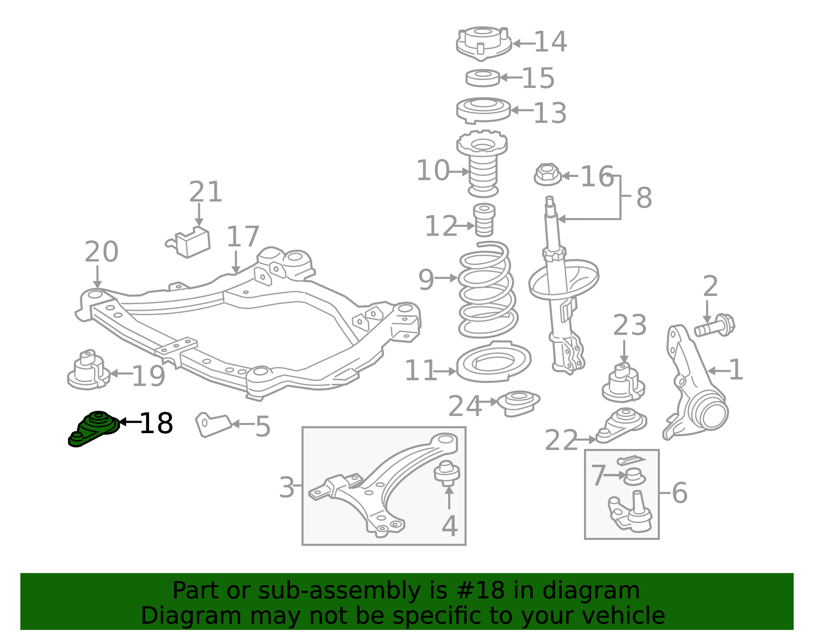 Genuine Official Toyota Front Brace part# 51036-07010 for 2005-2018 ...