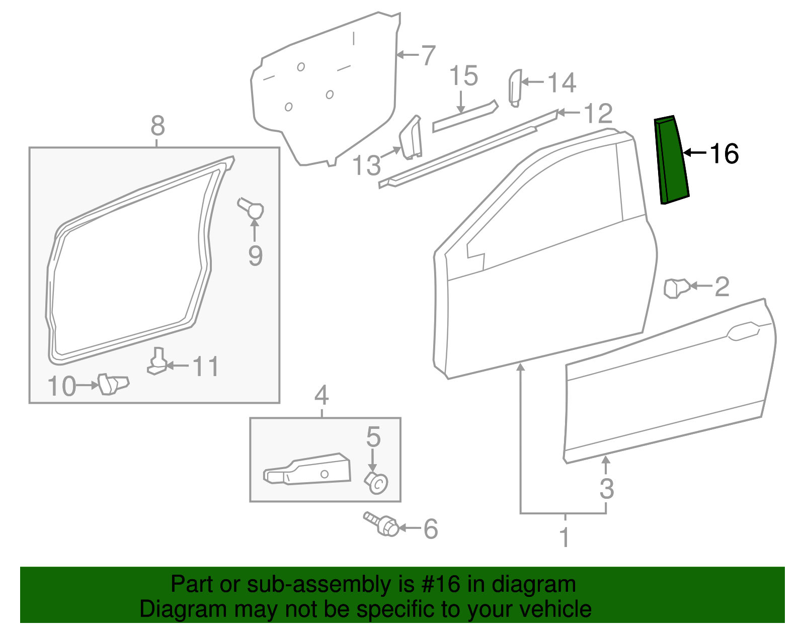 2014-2018 Toyota Yaris Applique 75756-0D020 | Toyota Parts Center