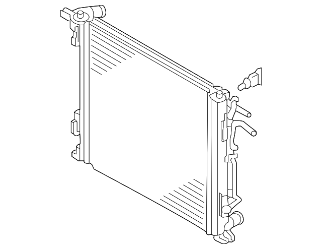 25310-D3500 - Radiator Assembly 2017-2022 Kia Sportage | Kia.Parts Store